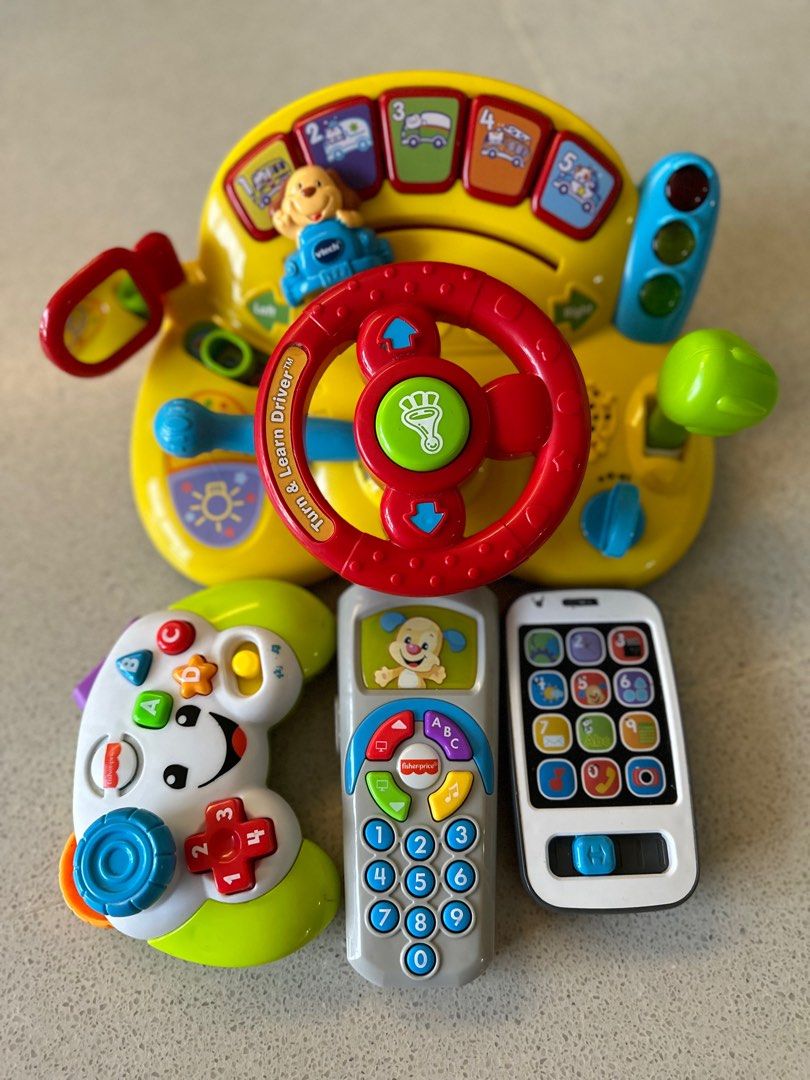 Vtech turn and learn driver, fisher price baby toy, Babies & Kids ...