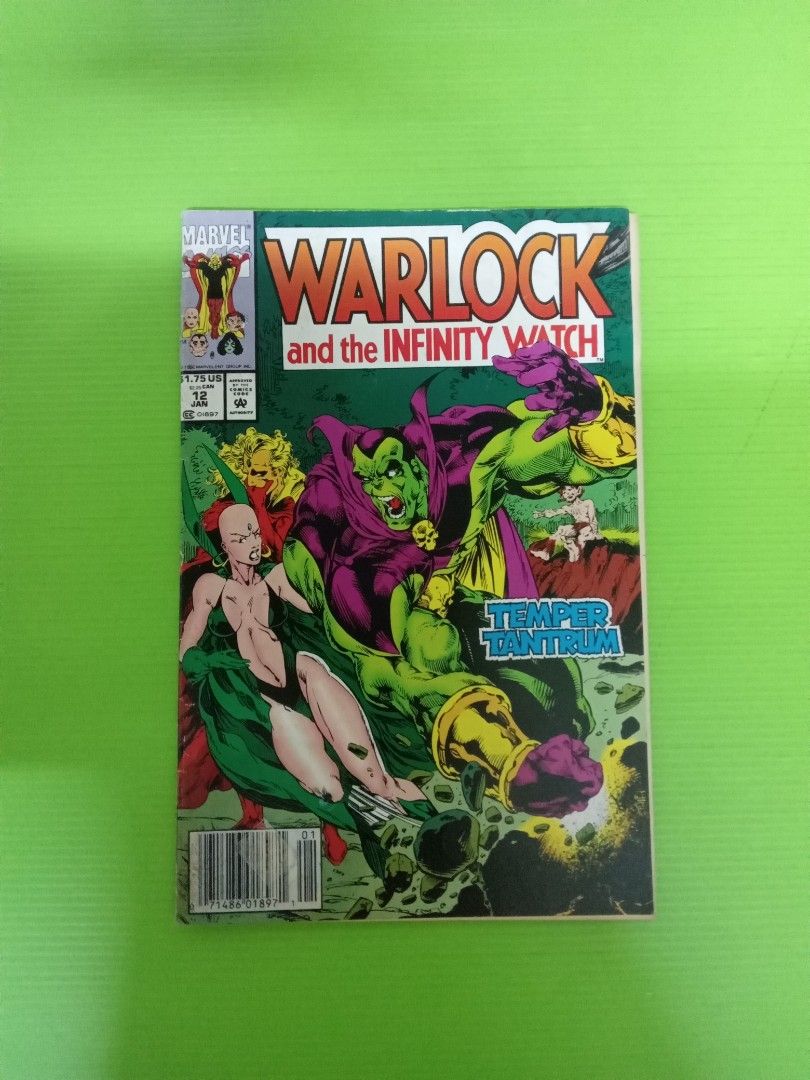 Warlock And The Infinity Watch #12 ( Tom Raney - Cover Art ) Marvel ...