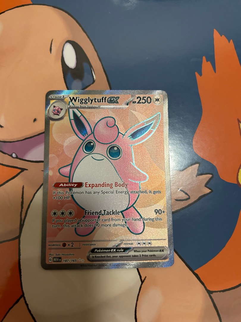 Wigglytuff ex card full art, Hobbies & Toys, Toys & Games on Carousell