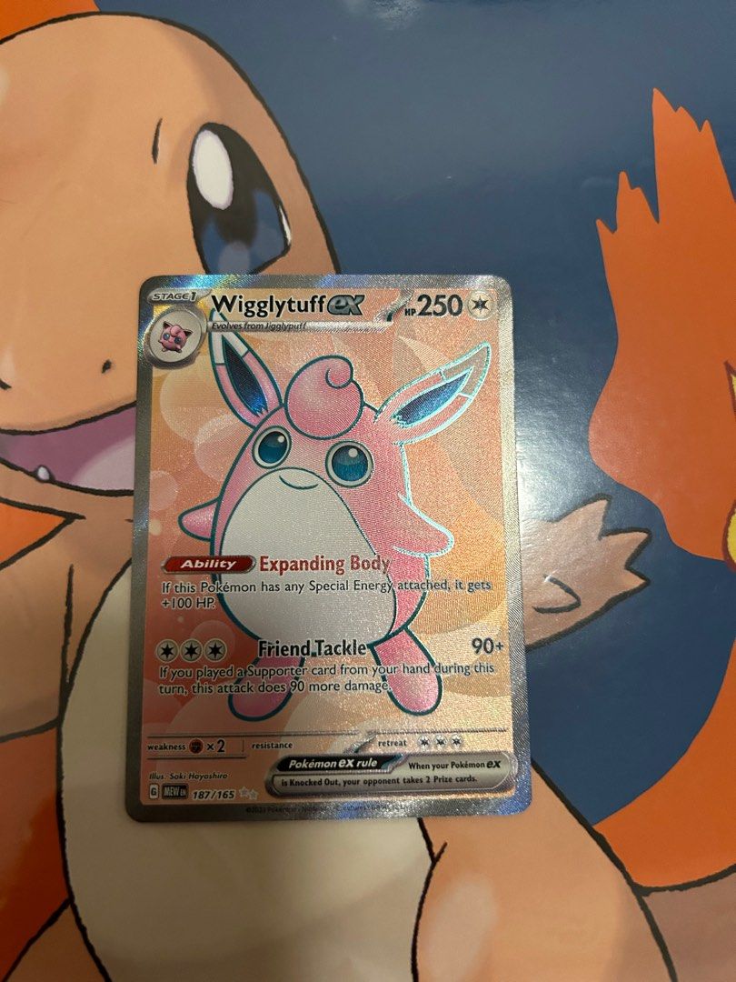 Wigglytuff ex card full art, Hobbies & Toys, Toys & Games on Carousell