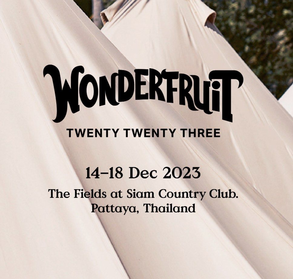 Wonderfruit festival 2023, Tickets & Vouchers, Event Tickets on Carousell