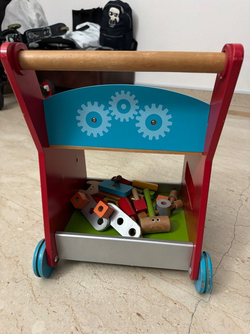 Activity workbench mechanic wooden set Elc Toys, Babies & Kids, Infant ...