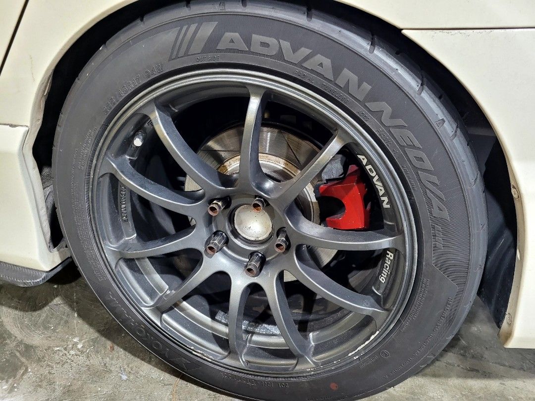 WTS: 17inch Advan Racing RZ Rims, Car Accessories, Accessories on Carousell