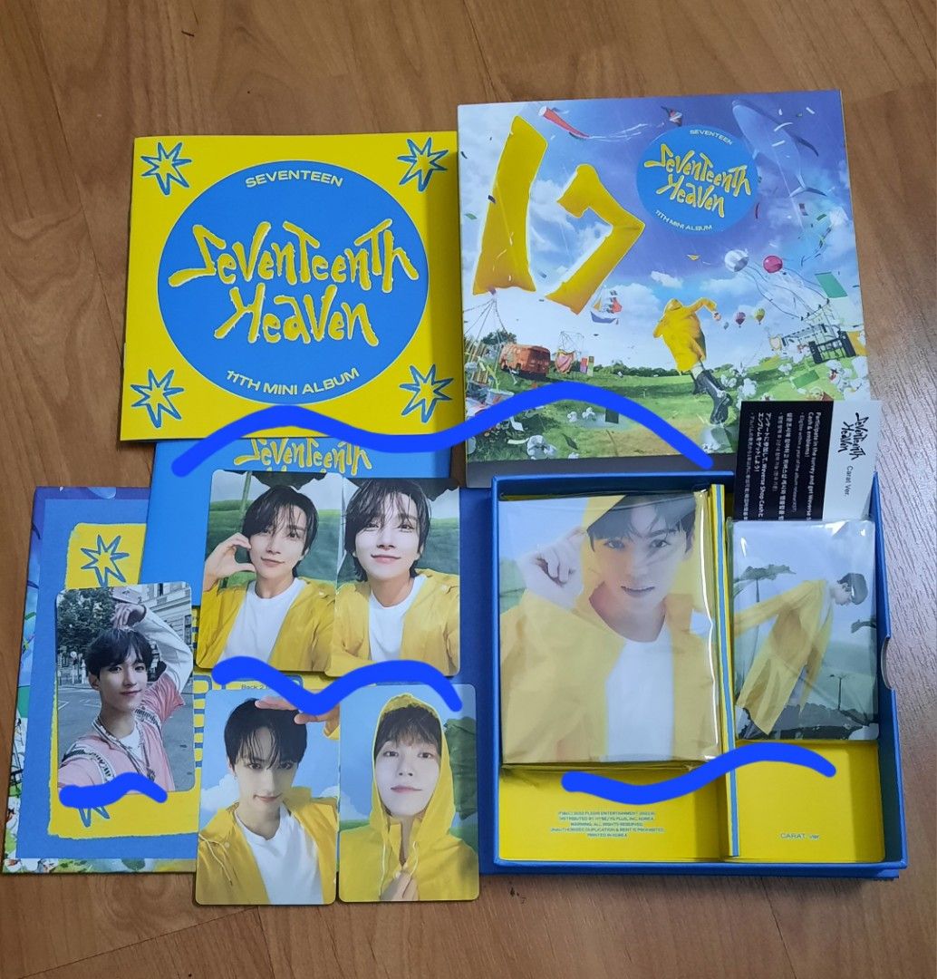WTS LFB seventeen svt seventeenth heaven carat ver carver album FULLSET unsealed with dk dokyeom ...