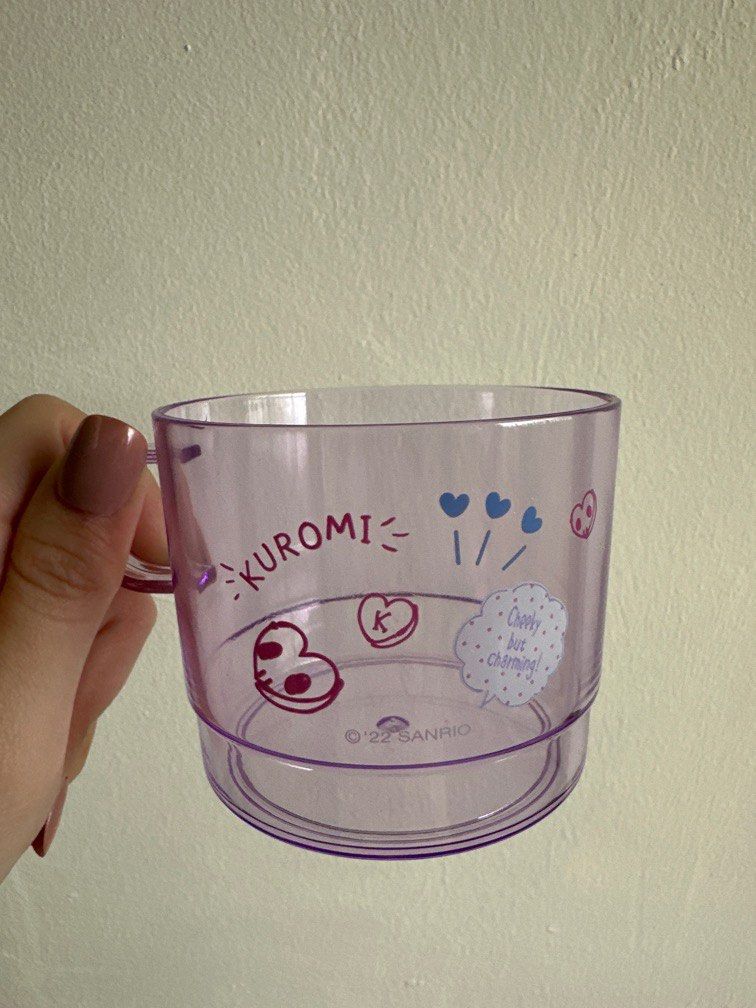 (WTS) Kuromi Cups (Sanrio Original), Furniture & Home Living ...