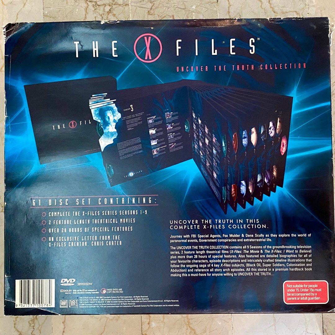 X Files Full Series (DVD), Hobbies & Toys, Music & Media, CDs & DVDs on ...