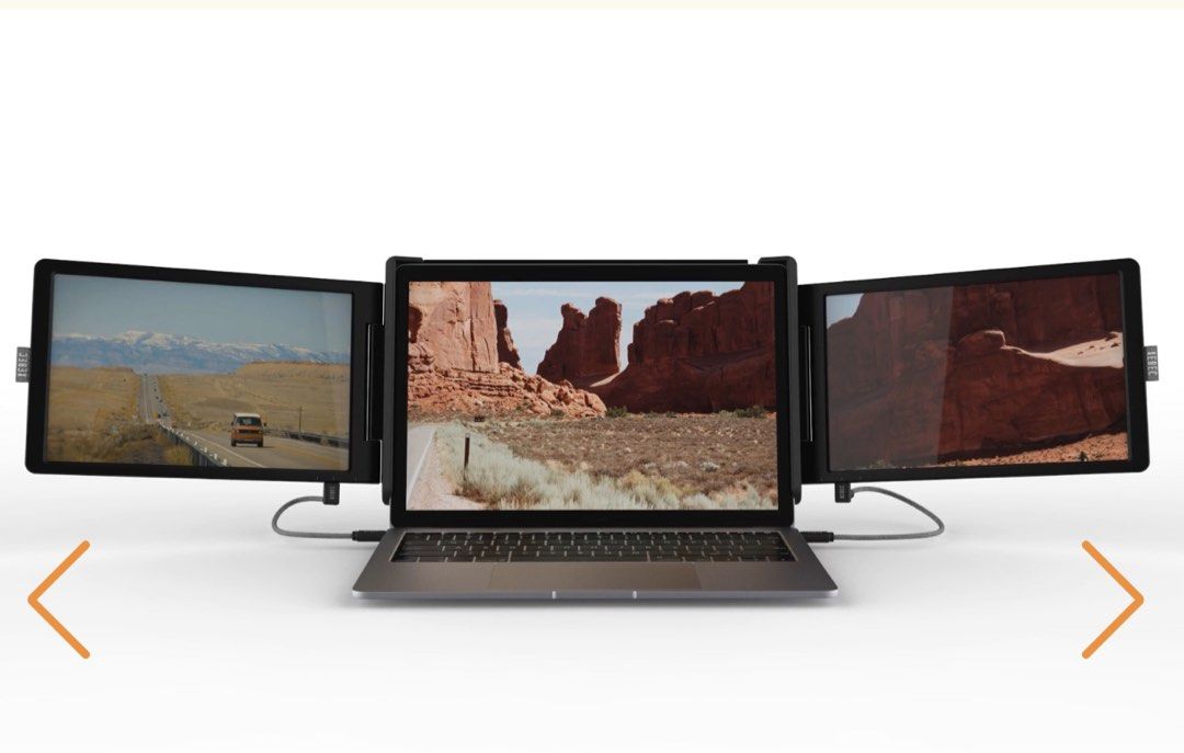 Triscreen Portable Laptop Monitor, Computers & Tech, Parts ...