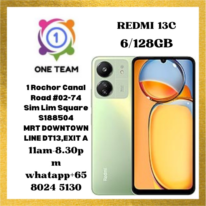 Xiaomi RedMi 13C Teal 128 GB, Mobile Phones & Gadgets, Mobile Phones ...