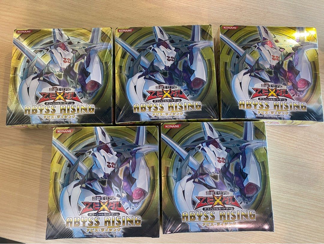 Yugioh Abyss Rising Japanese Booster Box (Factory Sealed) (30 Booster Packs Per Box), Hobbies ...