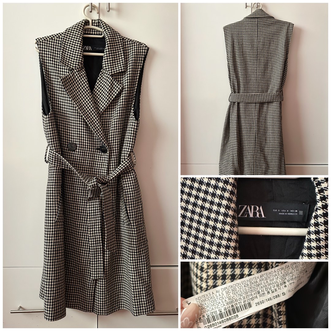 Zara Vest Coat, Women's Fashion, Dresses & Sets, Dresses on Carousell
