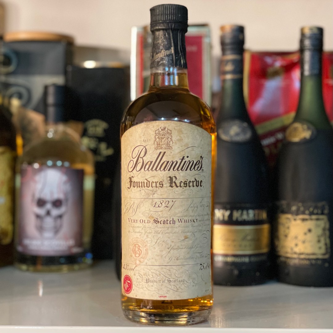 1827 Ballantines Founders Reserve Whisky Rare 1990s 750ml, Food ...