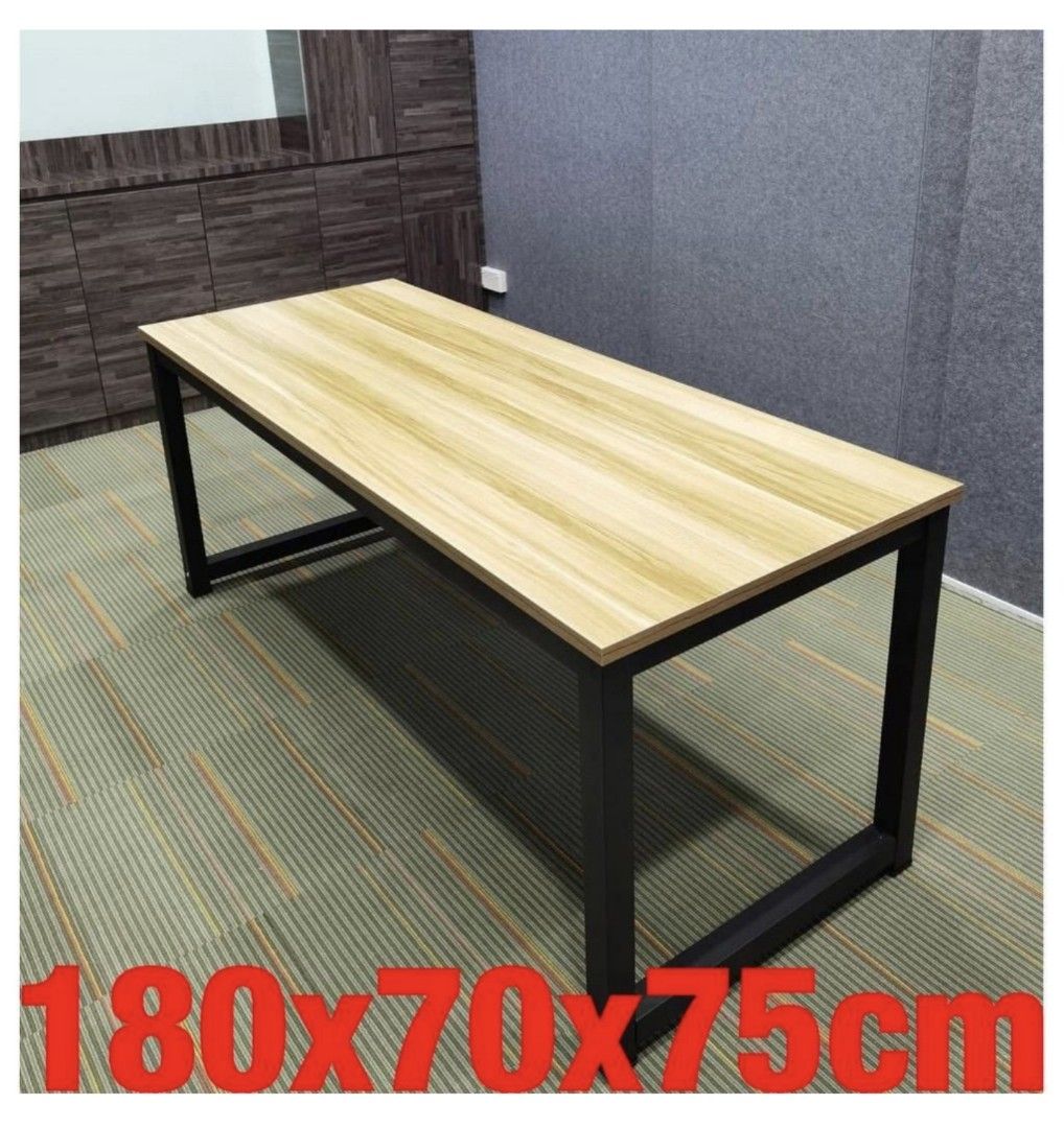 1.8m long study table, Furniture & Home Living, Furniture, Tables ...