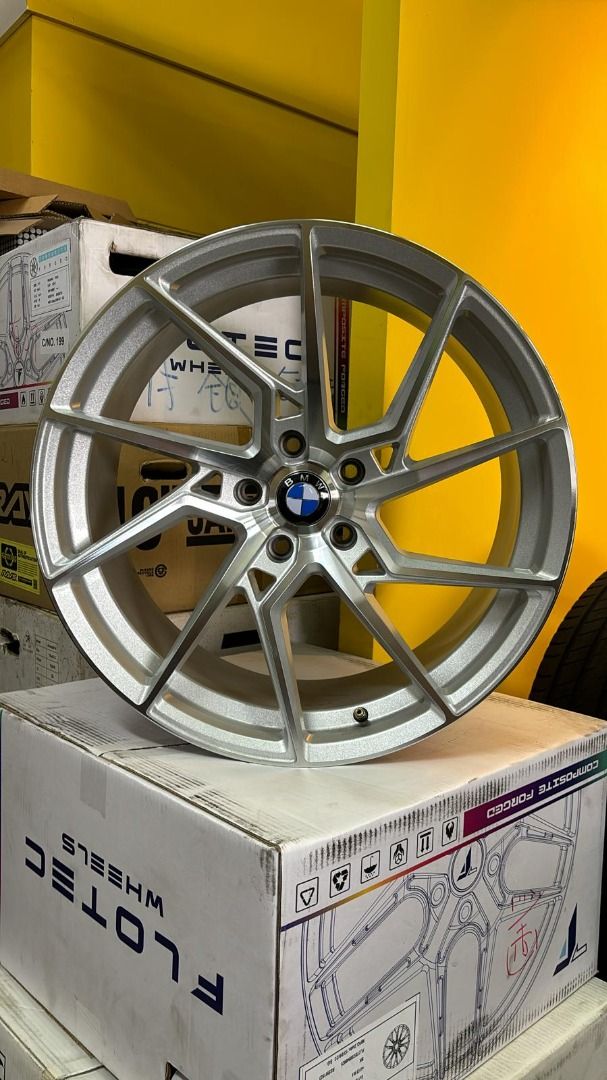 20" Flotec F111 rims (flow-formed, staggered), Car Accessories, Tyres ...