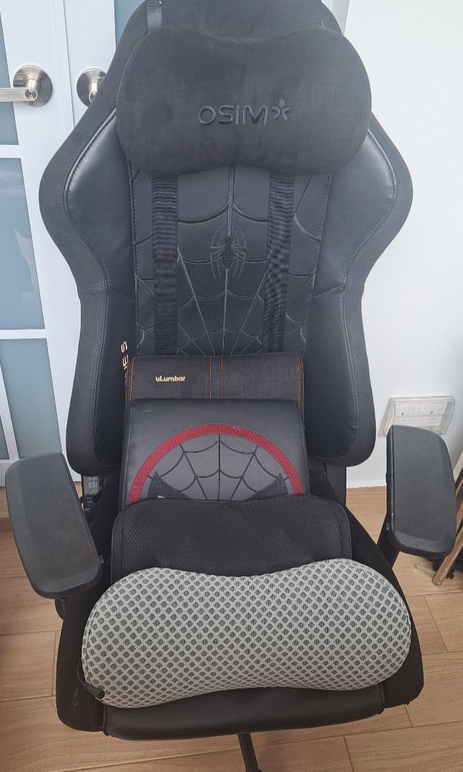 ($380 for fast deal!) OSIM uThrone Marvel Gaming Chair (Spiderman ...