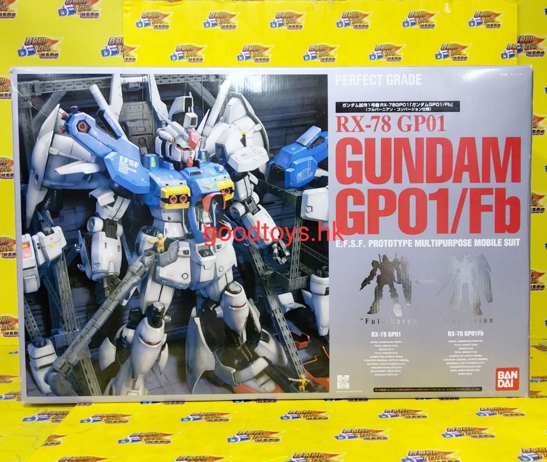 全新未砌 BANDAI 高達 GUNDAM 1/60 PERFECT GRADE PG 模型 RX-78GP01 GUNDAM GP01/FB ...