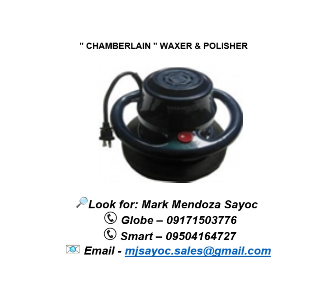 " CHAMBERLAIN " WAXER & POLISHER, Commercial & Industrial, Construction ...