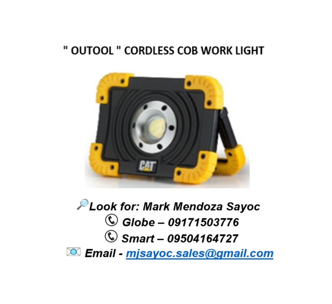 " OUTOOL " CORDLESS COB WORK LIGHT, Commercial & Industrial ...