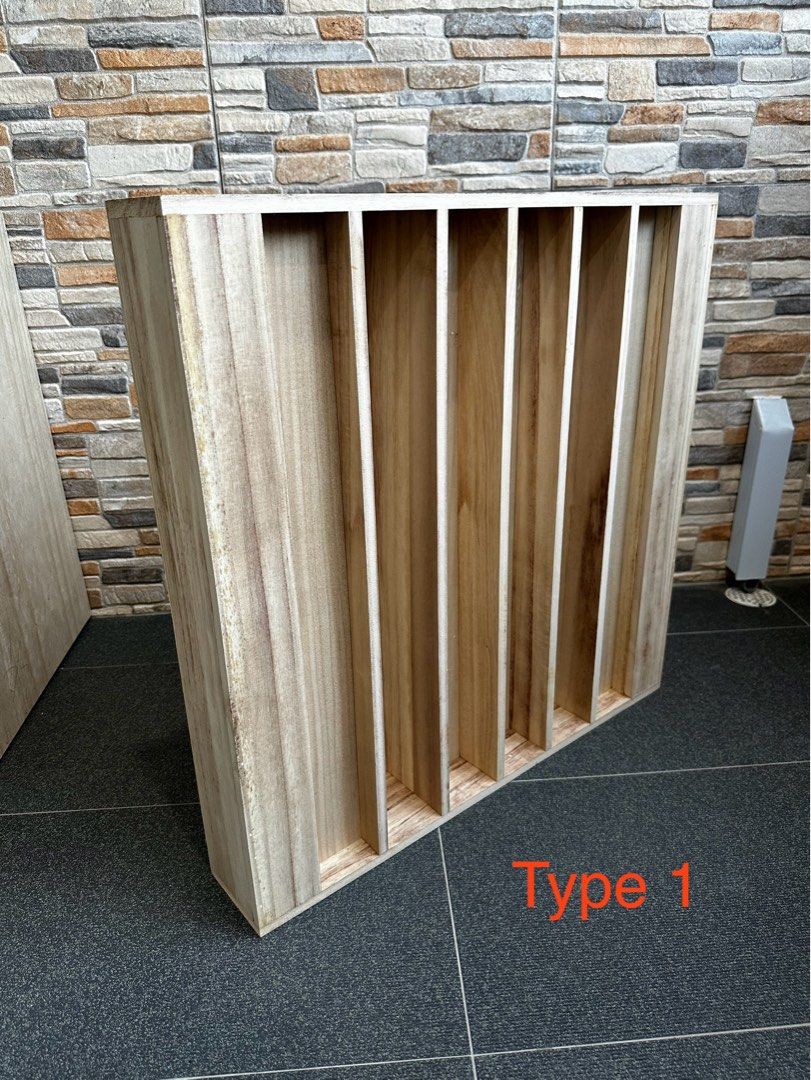 Acoustic Wood Diffuser Panel, Audio, Other Audio Equipment on Carousell