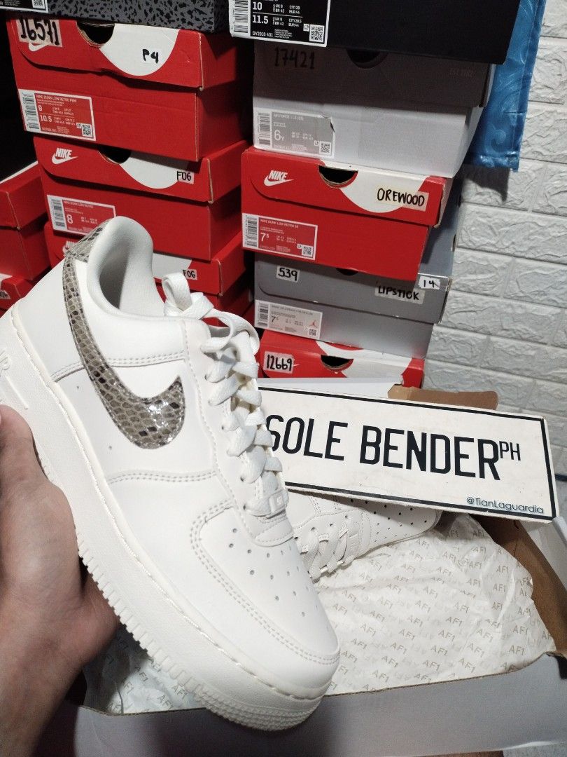 Air Force 1 Snake Skin, Women's Fashion, Footwear, Sneakers on Carousell