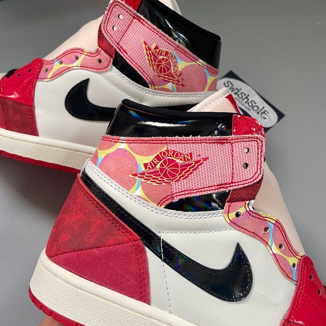 AIR JORDAN 1 HIGH OG SPIDERVERSE, Men's Fashion, Footwear, Sneakers on ...