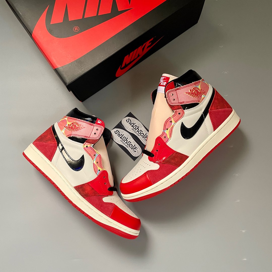 AIR JORDAN 1 HIGH OG SPIDERVERSE, Men's Fashion, Footwear, Sneakers on ...