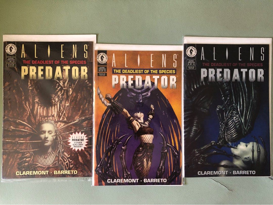 ALIENS,PREDATOR: The Deadliest of the Species, DARK HORSE Comics, Hobbies & Toys, Books ...