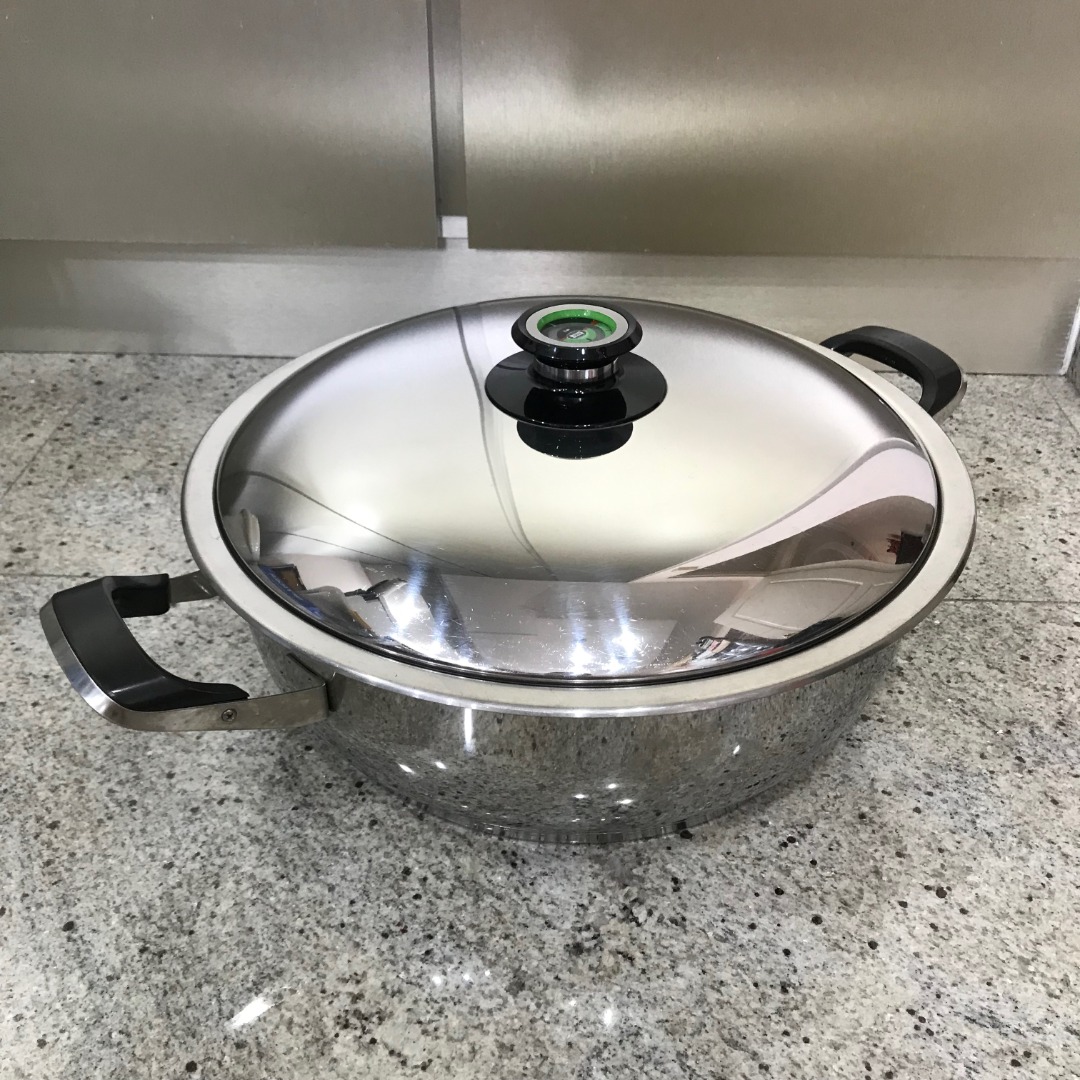 AMC Stainless Steel Cooking Pot Cookware Pan, Furniture & Home Living ...