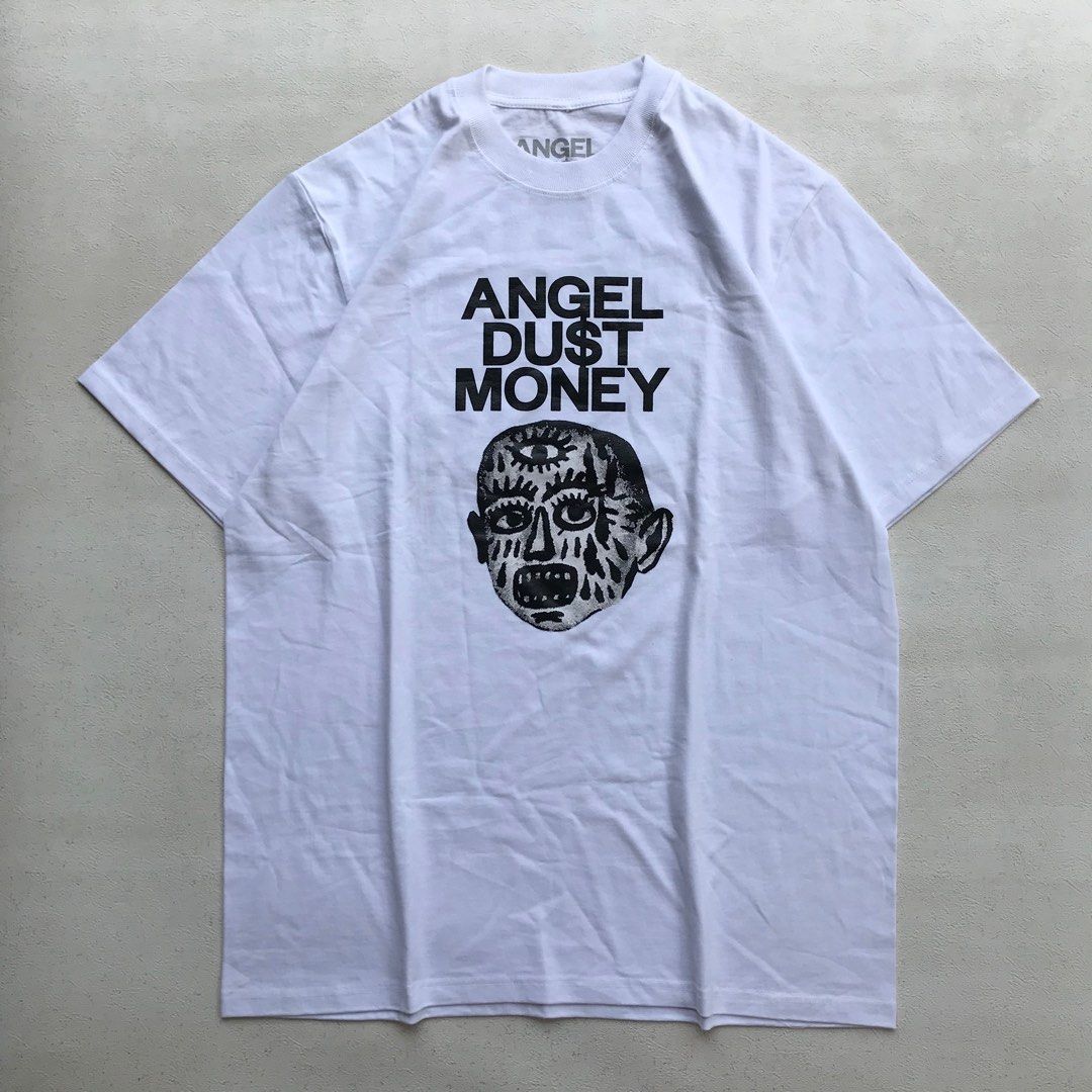 Angel Du$t Money Tour Merch, Fesyen Pria, Pakaian , Atasan di Carousell