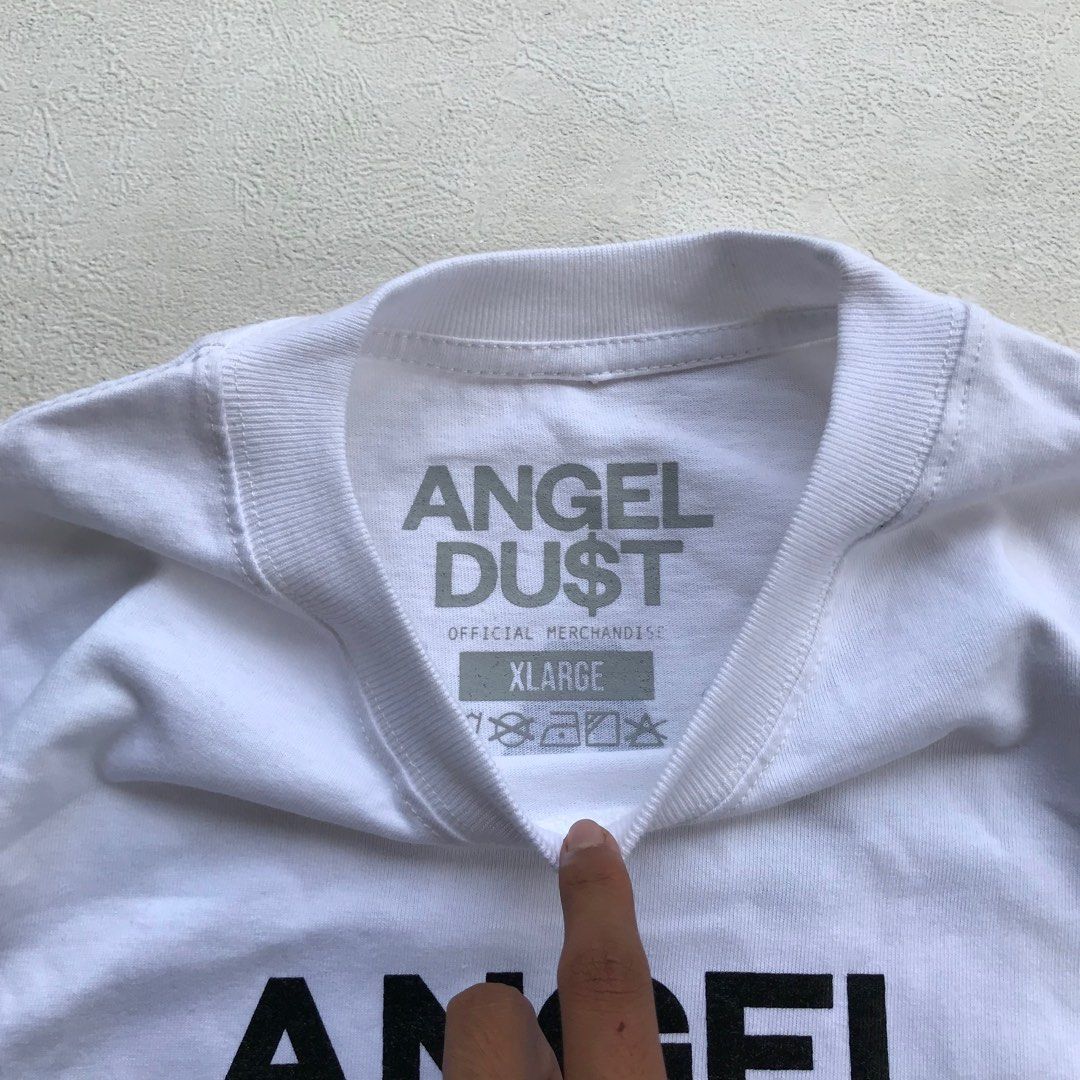 Angel Du$t Money Tour Merch, Fesyen Pria, Pakaian , Atasan di Carousell