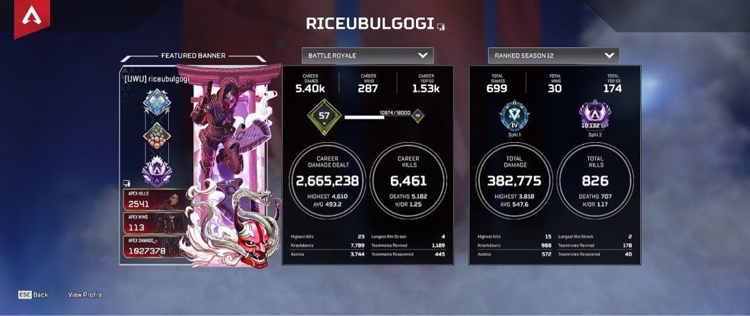 Apex Legends S12 Master with wraith heirloom and 20k badge, Video ...