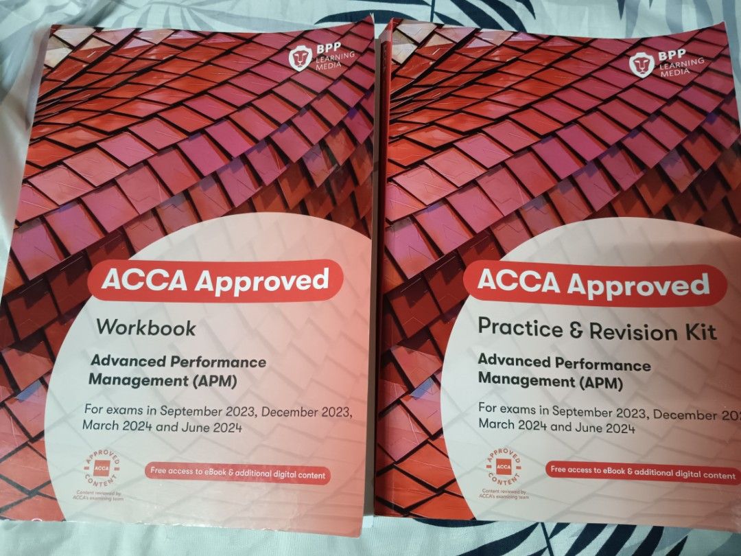 APM SBL ACCA BPP WORKBOOK AND PRACTICE REVISION KIT LATEST VERSION ...
