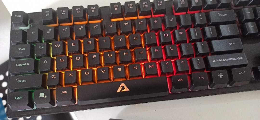Armaggeddon AK-999 SFX Spill Proof Gaming Keyboard, Computers & Tech ...