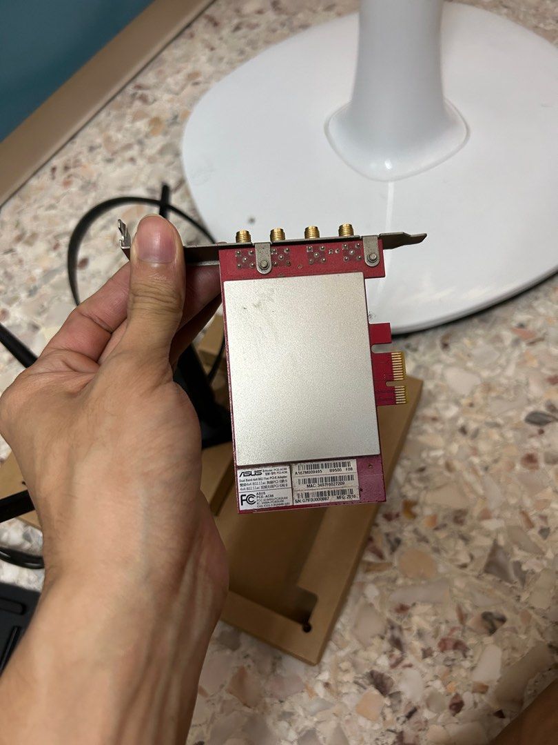 ASUS PCE-AC88 4x4 Dual-band WiFi PCI-E adapter, Computers & Tech, Parts ...