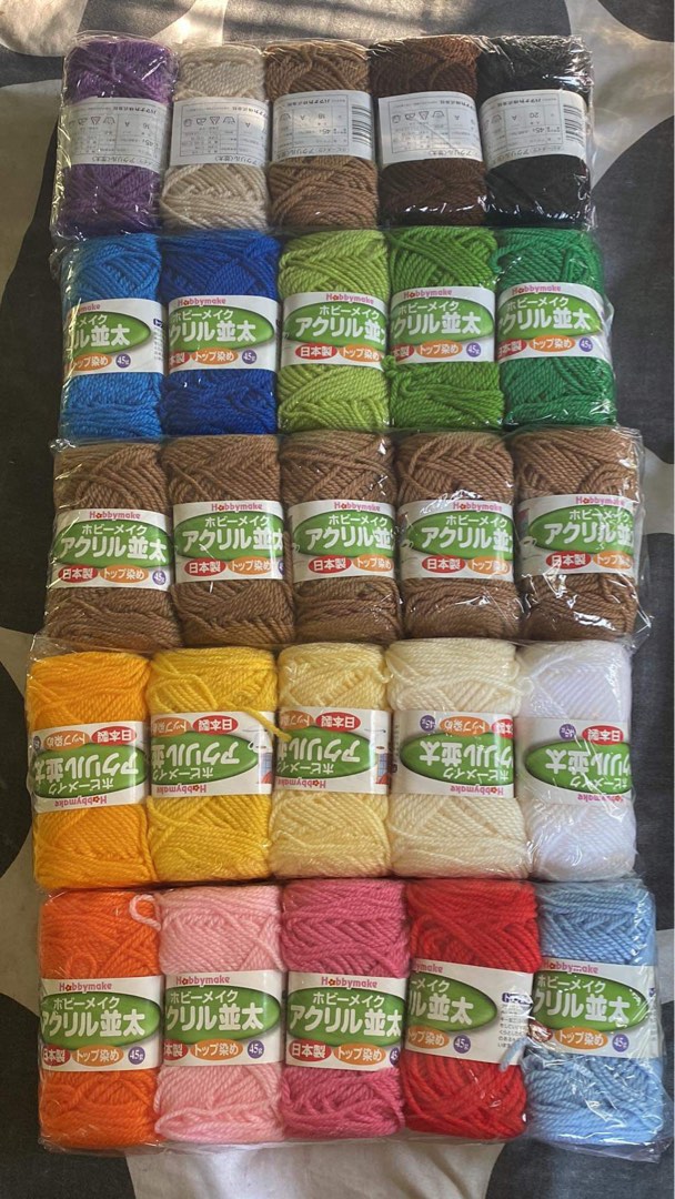 AUTHENTIC JAPAN YARNS FOR SALE 250 each, Hobbies & Toys, Stationary ...