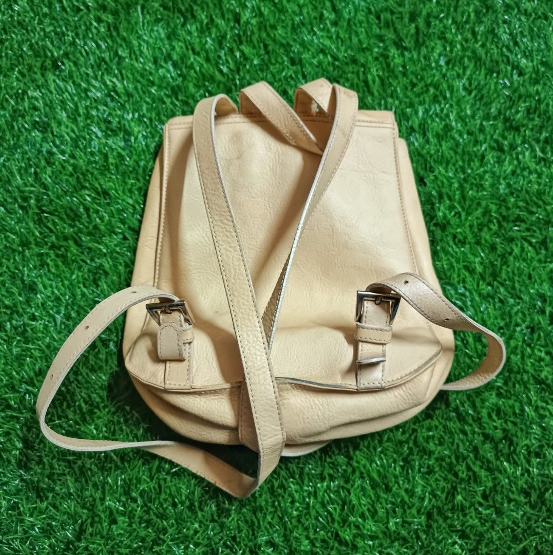 AUTHENTIC SANTA BARBARA AND POLO CLUB ORIGINAL LEATHER BACKPACK, Women ...