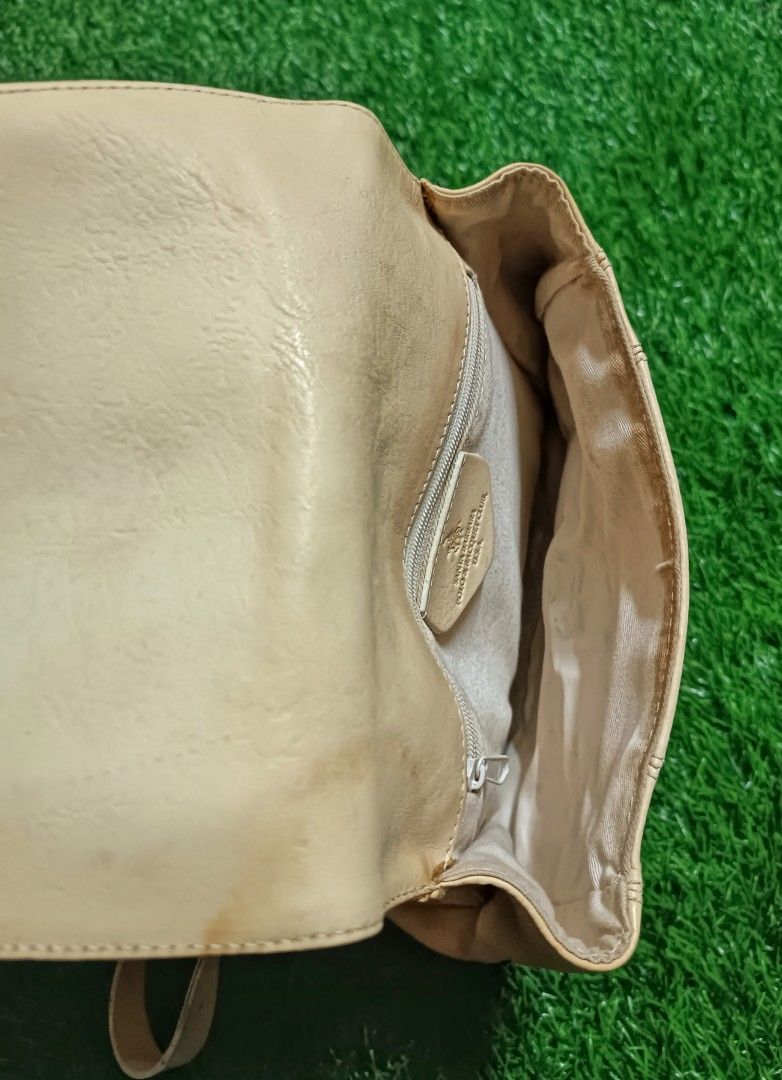 AUTHENTIC SANTA BARBARA AND POLO CLUB ORIGINAL LEATHER BACKPACK, Women ...