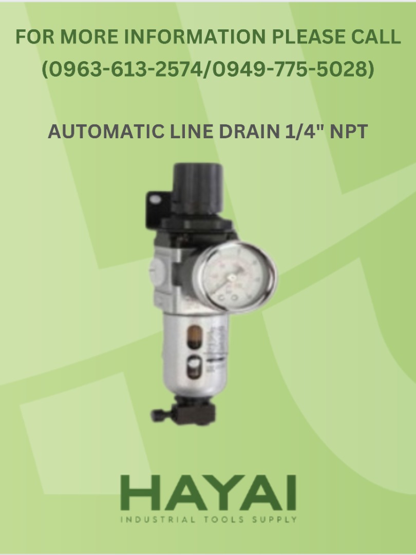 AUTOMATIC LINE DRAIN 1/4" NPT, Commercial & Industrial, Construction ...