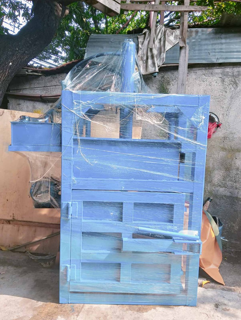 Automatic plastic baler machine waste paper baler machine pet bottle ...