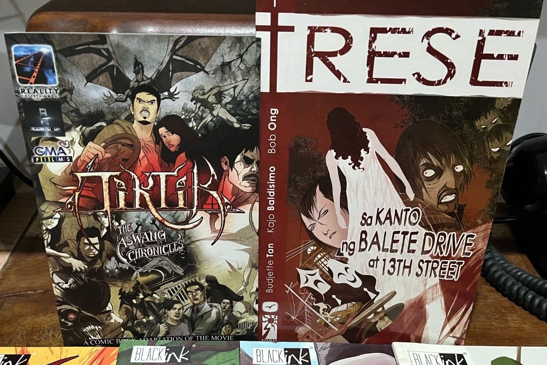 Black Ink Series (Tonio) plus TikTik & Trese Horror Books, Hobbies ...