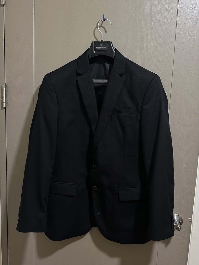 Black Wallstreet Coat / Suit, Men's Fashion, Coats, Jackets and ...
