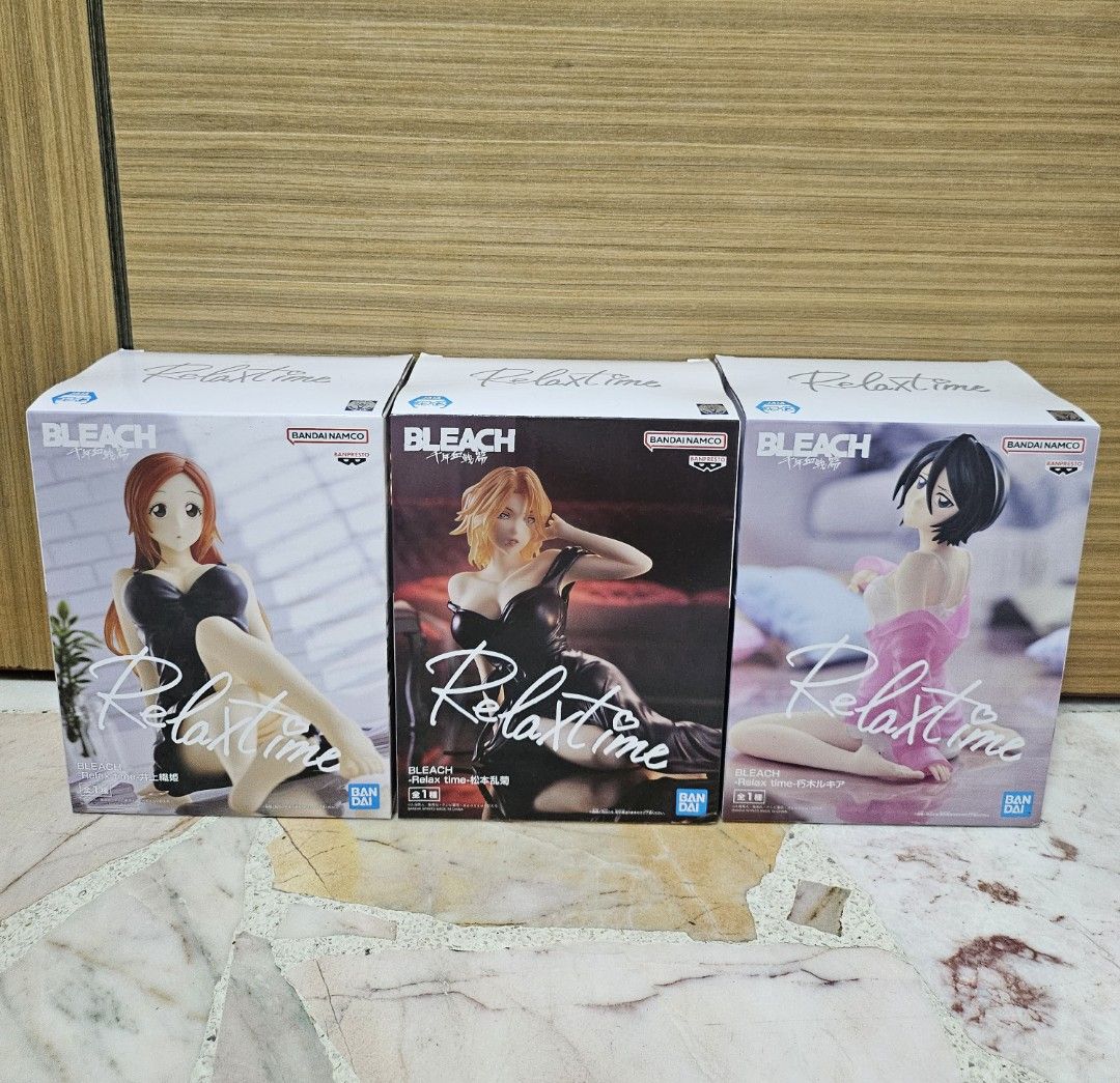 BNIB BLEACH RELAX TIME FIGURINES RUKIA KUCHIKI, Hobbies & Toys, Toys ...