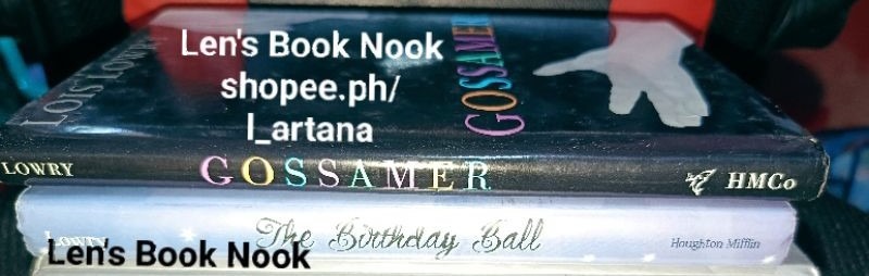 Books by Lois Lowry: Gossamer and The Birthday Ball (both HC), Hobbies ...