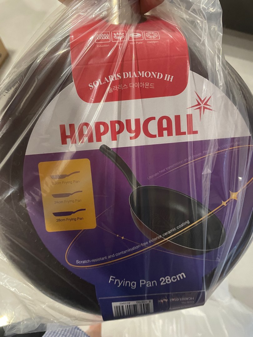 Brand new 28cm Happy Call frying pan, Furniture & Home Living ...