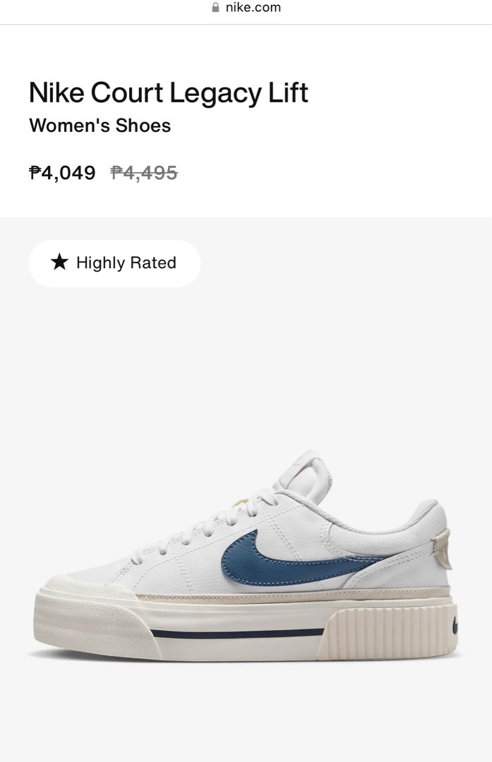 Brand new NIKE sneakers, original price Php4,049, Women's Fashion ...