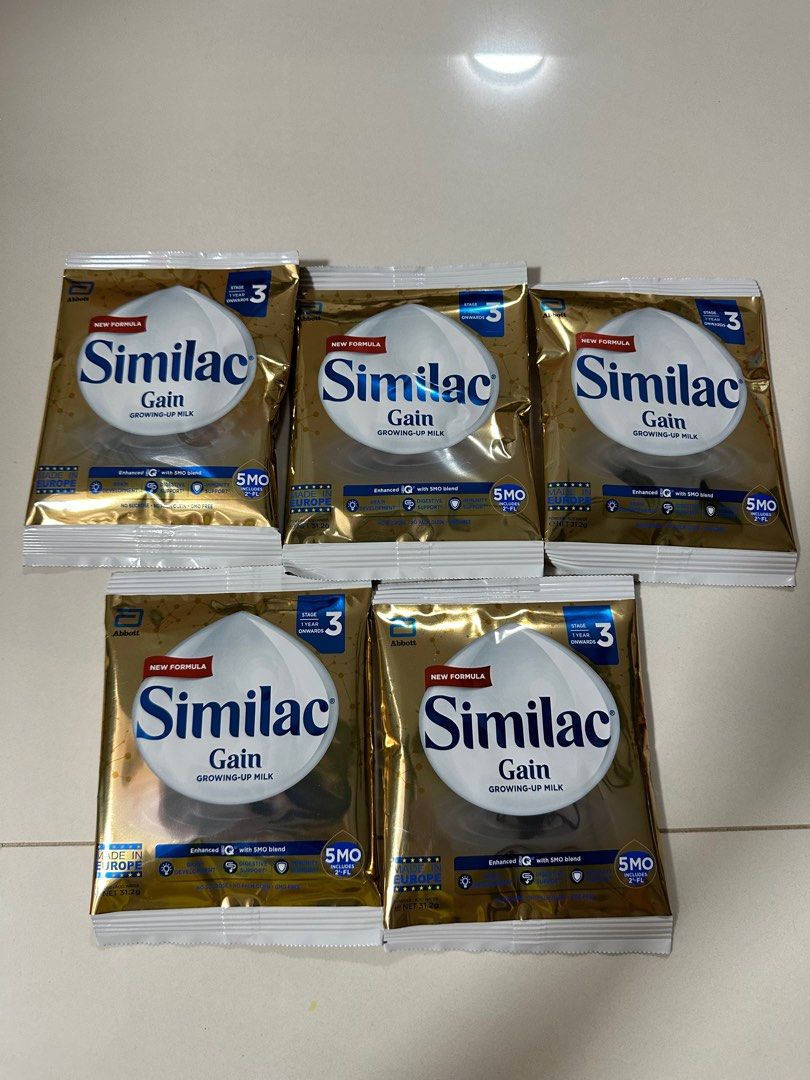 Brand new Similac Gain Stage 3 5 packs, Babies & Kids, Nursing ...