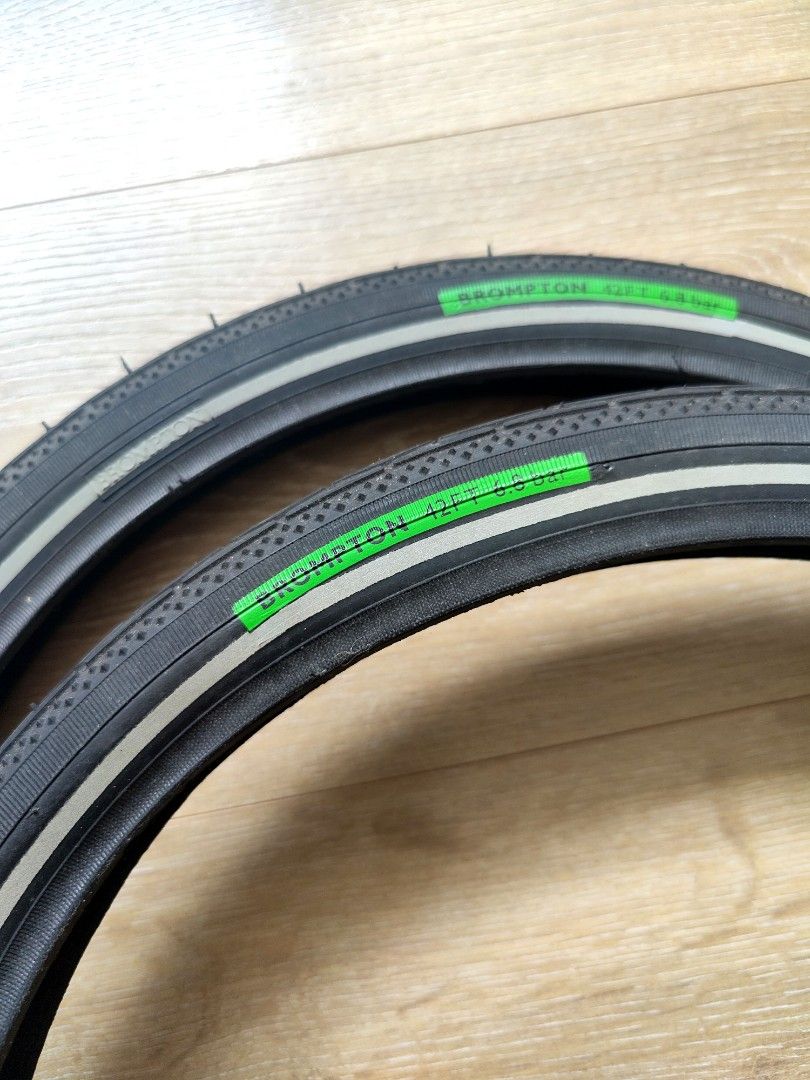 Brompton 16" tyres ORIGINAL, Sports Equipment, Bicycles & Parts, Parts ...
