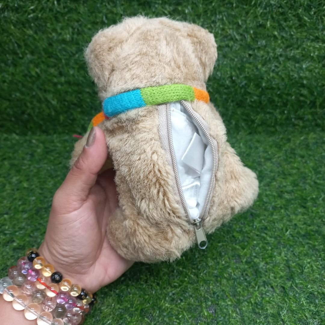 Brown Bear Coin Purse Plush, Women's Fashion, Bags & Wallets, Purses ...