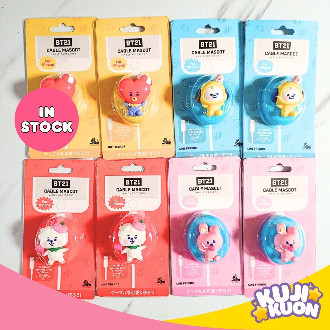BT21 Japan Cable Mascot, Hobbies & Toys, Memorabilia & Collectibles, K ...
