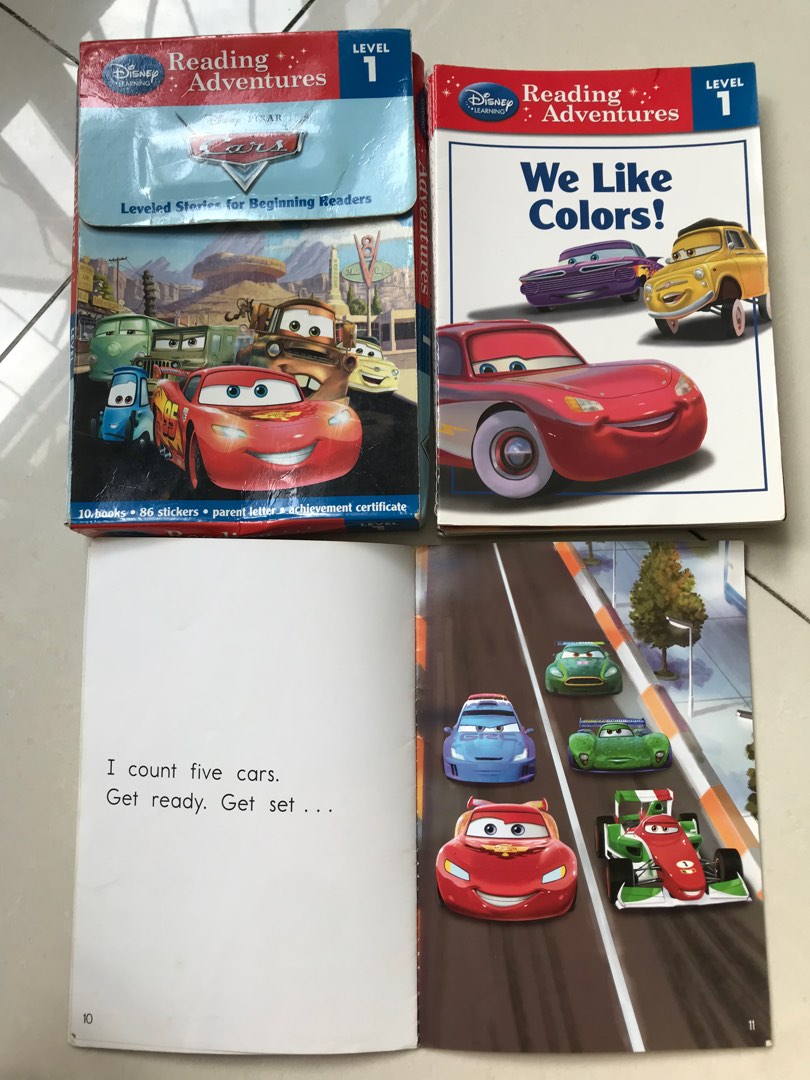 Cars Reading Adventures Level 1, Hobbies & Toys, Books & Magazines ...