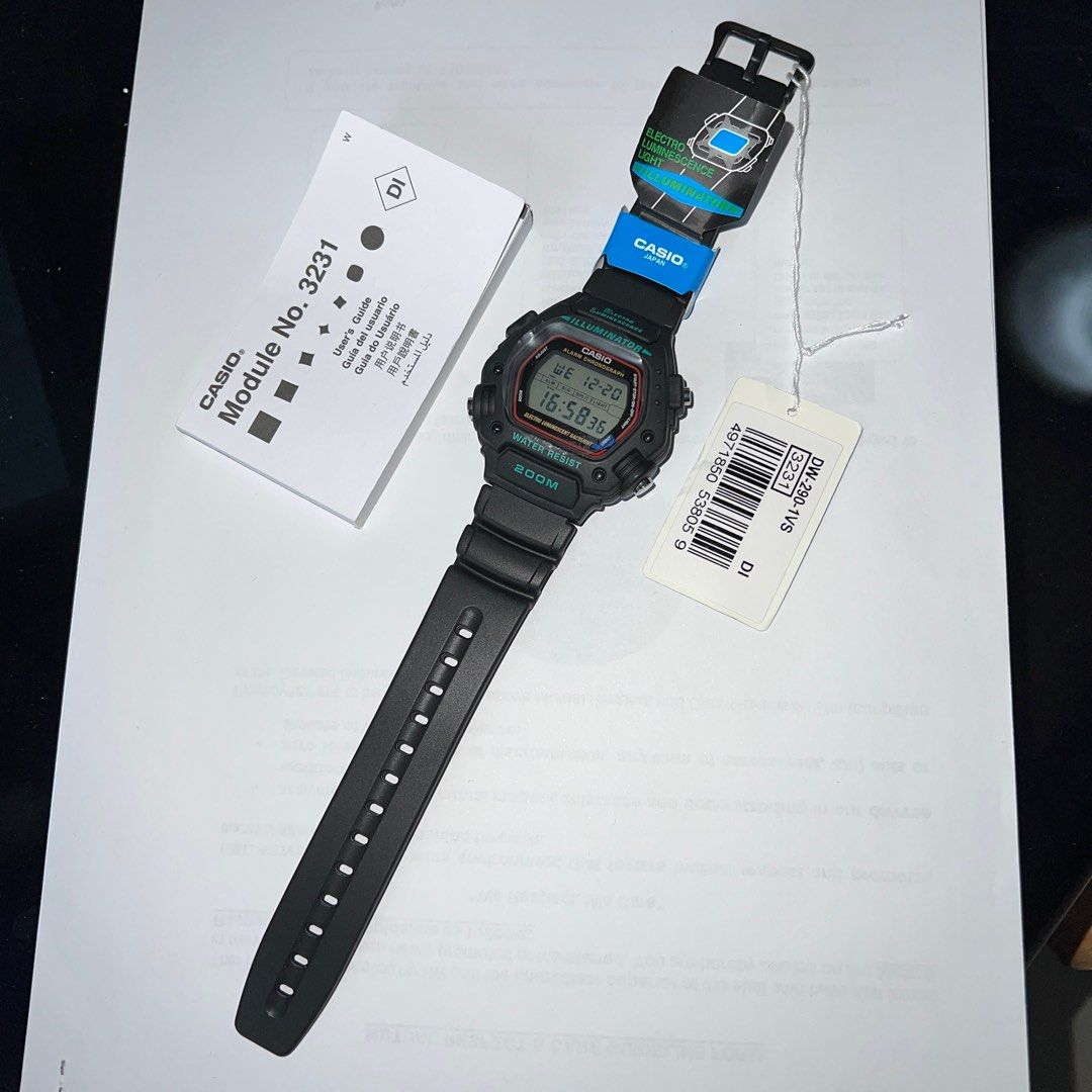 Casio Watch, Model 3231, never used, Men's Fashion, Watches & Accessories, Watches on Carousell